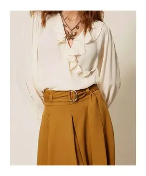 TWINSET Ruffle Collar Blouse
