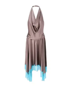 Staud Elira Silk Dress - Nude