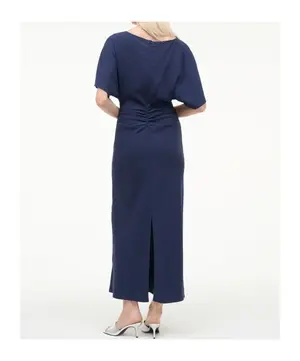 Staud Amelie Dress In Navy