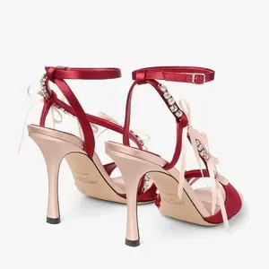 JIMMY CHOO Bow-tie High-heeled Sandals
