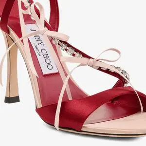 JIMMY CHOO Bow-tie High-heeled Sandals