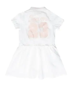 Off-White Short-sleeve Dress