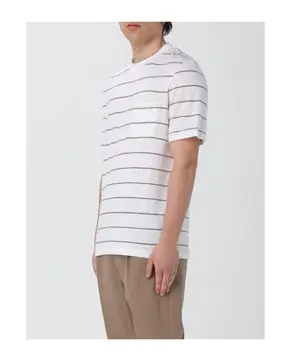 Brunello Cucinelli Crew-neck Striped T-shirt
