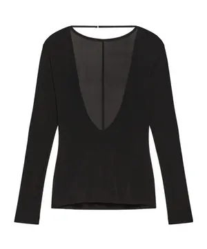 Helmut Lang Long-sleeved T-shirt - Black