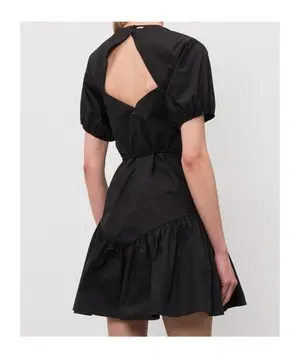 TWINSET Lace-trim Ruffled Mini Dress