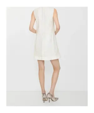 Burberry Paisley Lace Shift Dress