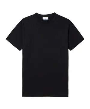 Off-White Logo Embroidered Crewneck T-shirt - Black