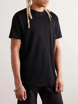 Off-White Logo Embroidered Crewneck T-shirt