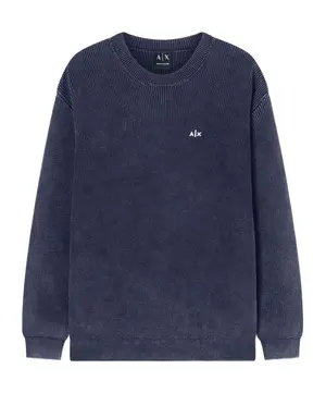 Armani Exchange Cotton Jumpers - Blue