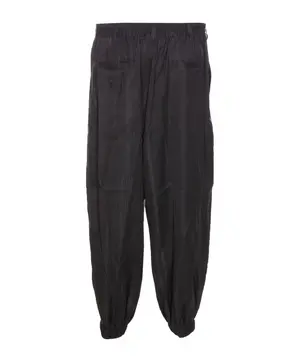 Y3 Striped Drawstring Tapered Trousers