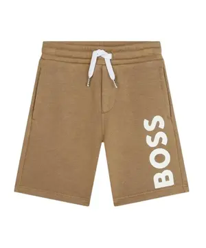 Hugo Boss Buttoned Shorts - Brown