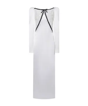 Alessandra Rich Satin Evening Dress