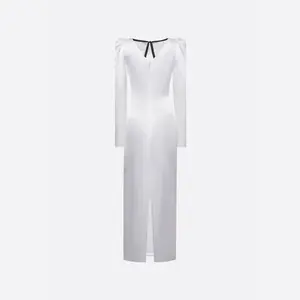 Alessandra Rich Satin Evening Dress