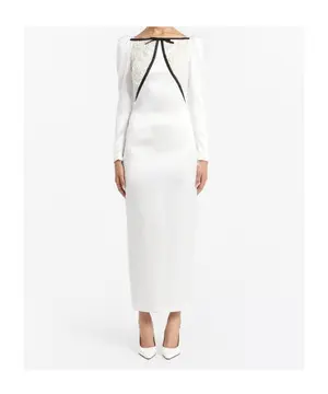 Alessandra Rich Satin Evening Dress