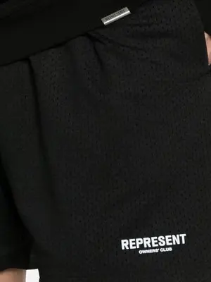 REPRESENT Perforated-design Shorts