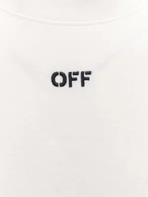 Off-White Logo Embroidered Crewneck T-shirt