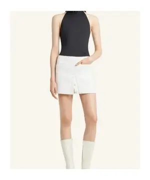 COURREGES Tweed Mini Skirt