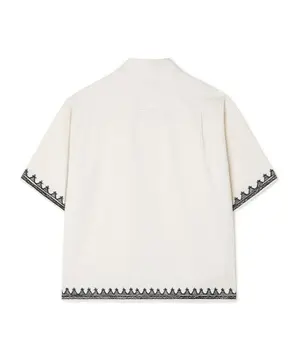 Alanui Akasha Embroidered-edge Shirt