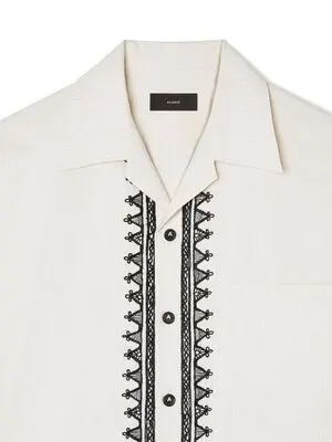 Alanui Akasha Embroidered-edge Shirt