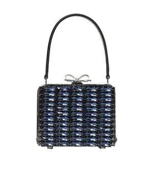 SELF-PORTRAIT Mini Handbag - Navy Blue