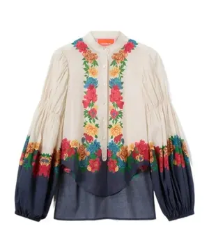 La DoubleJ Floral Placée Blouse - Multicolor