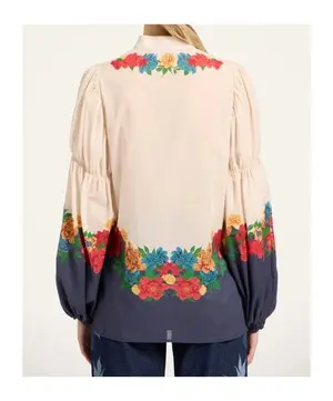 La DoubleJ Floral Placée Blouse