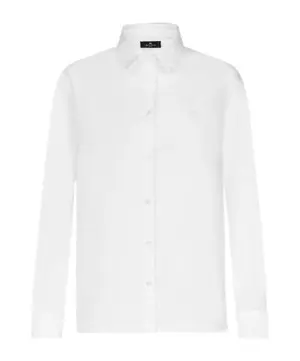 Etro Pegaso Embroidered Straight Hem Shirt