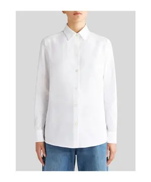 Etro Pegaso Embroidered Straight Hem Shirt