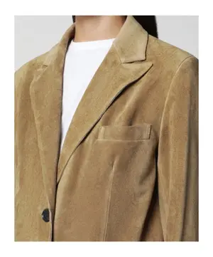 ARMA Alissa Single-breasted Suede Coat