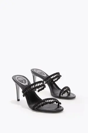Rene Caovilla Embellished Stiletto Sandals