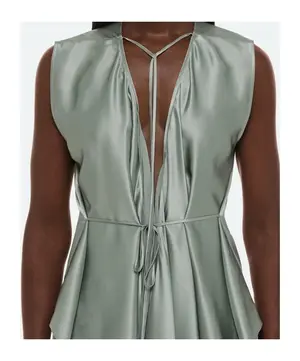 Helmut Lang Draped Scarf Top