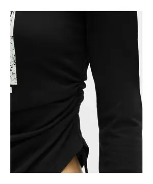 ANN DEMEULEMEESTER Dot Graphic-print Ruched Top