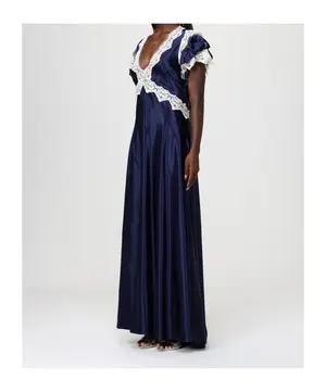 Alberta Ferretti V-neck Dress