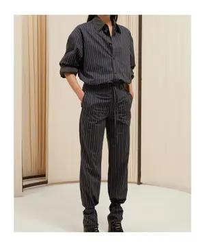 LEMAIRE Striped Button-up Shirt