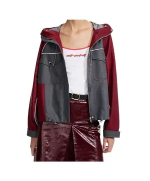 SELF-PORTRAIT Two-tone Jacket - Black