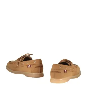 Bally Webby Boat Lace-up Moccasins