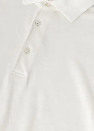 Loro Piana Short-sleeved Polo Shirt - White