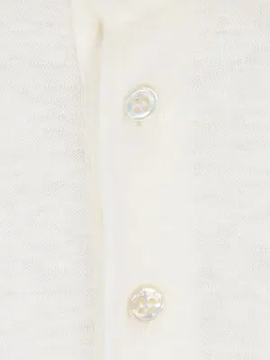 Loro Piana Short-sleeved Polo Shirt - White