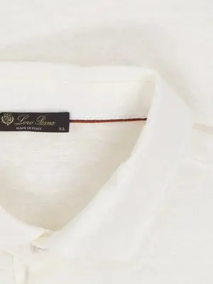 Loro Piana Short-sleeved Polo Shirt - White
