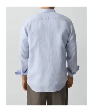 Theory Irving Shirt In Relaxed Linen