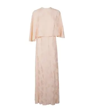 FORTE_FORTE Floral-jacquard Maxi Dress - Pink