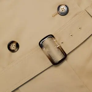 SELF-PORTRAIT Belted Cropped Trench Jacket