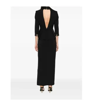 Elisabetta Franchi Long Sleeve Dress