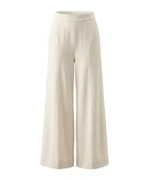 Gucci Cotton Silk Jersey Leisure Pants - White
