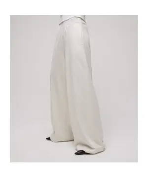 Gucci Wide-leg Pants With Double G Embroidery