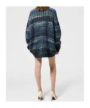 Missoni Oversized Wool-blend Check Cardigan