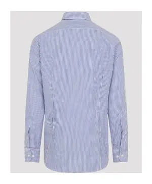 Etro Striped Logo-embroidered Shirt