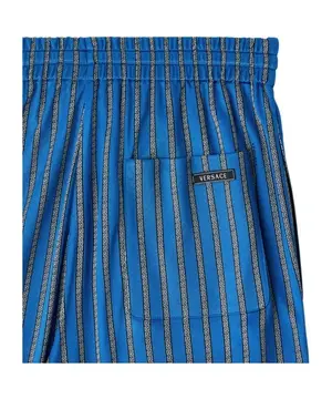 Versace Printed Viscose-jersey Pajama-style Pants