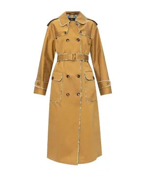 Etro Double-breasted Belted Coat - Brown