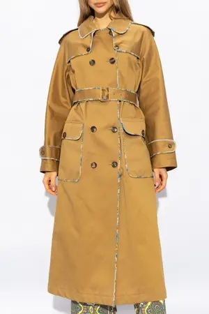 Etro Double-breasted Belted Coat